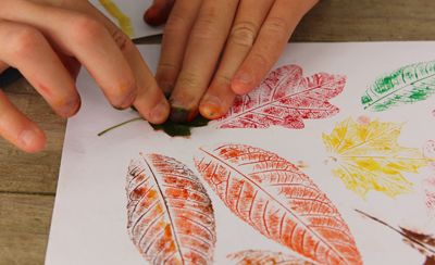 Colorful Leaf Prints