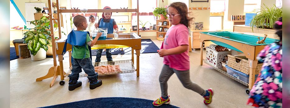 Arranging and Equipping the Sand and Water Area