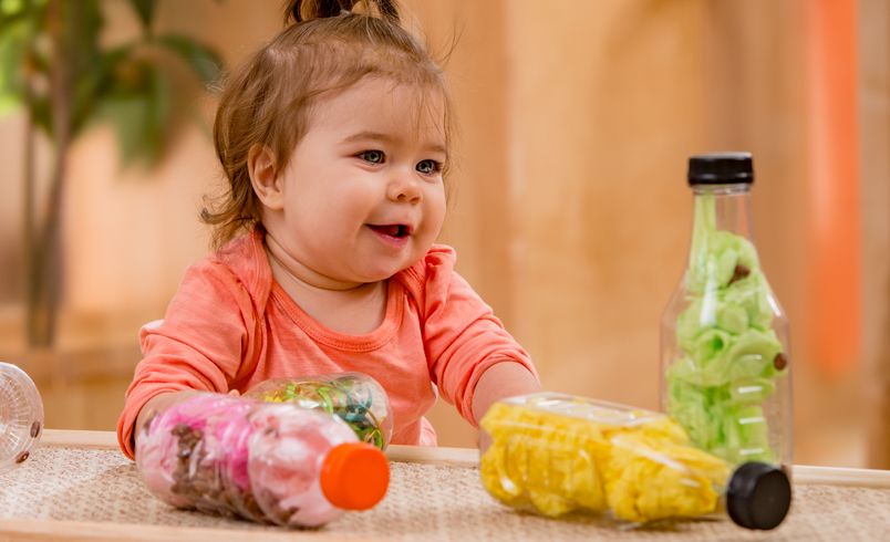 Loose Parts play for Infants and Toddlers