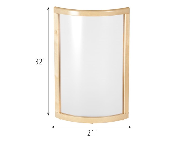 Translucent Radius Panel 32" High