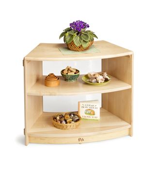 Sweep & Corner Shelves | Open Corner Shelving | Community Playthings
