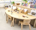 Half Moon Classroom Table