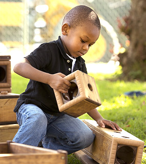 Outdoor Blocks | Outdoor Wooden Building Blocks | Community Playthings
