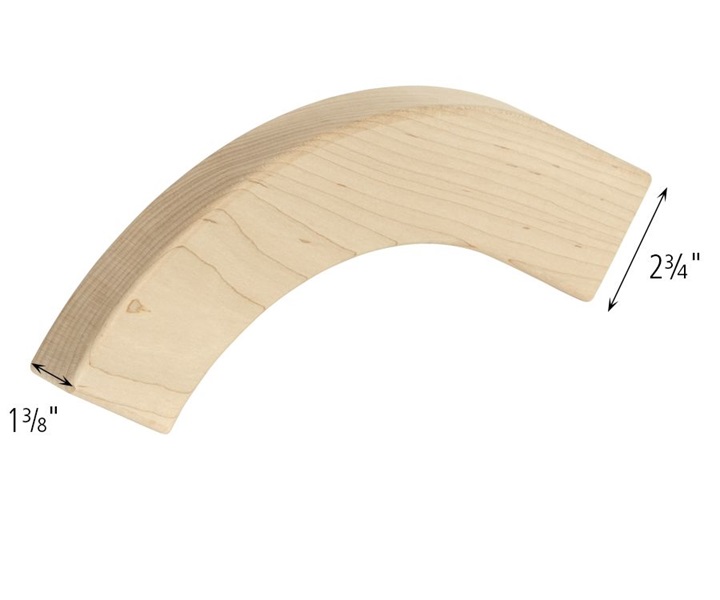 Set of 4 Unit Block Elliptical Curves