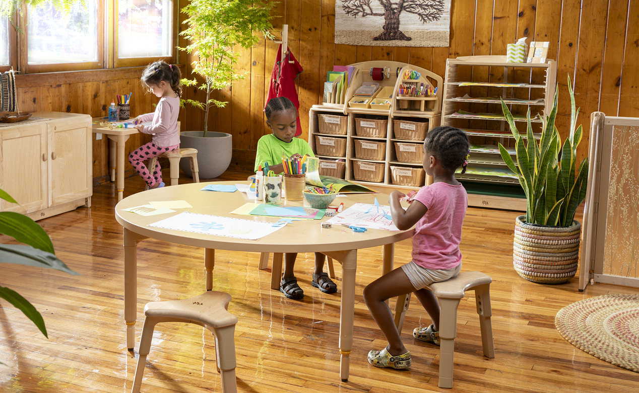 Grow-Right Stool | Resource Page | Community Playthings